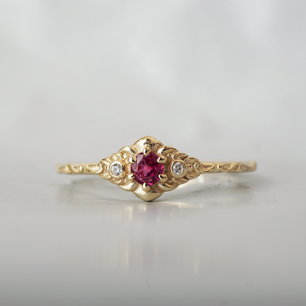 Crimson Ruby Ring – Sea of Gems